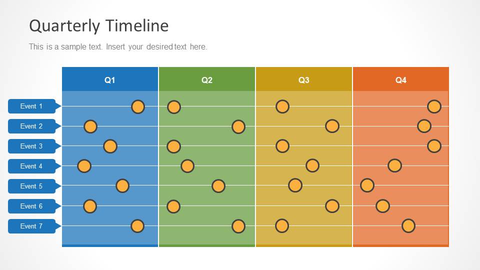 6112 05 quarterly timeline 2 SlideModel