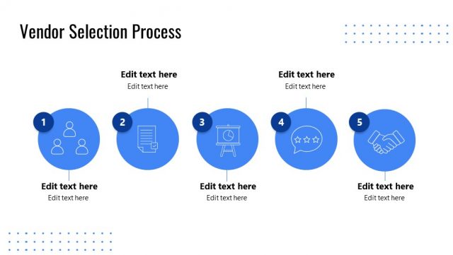 5-Item Diagram for Vendor Selection Process - SlideModel 5-Item Diagram for Vendor Selection Process - SlideModel