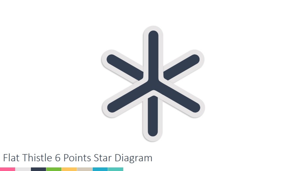 Six Steps Star Diagram for PowerPoint - SlideModel