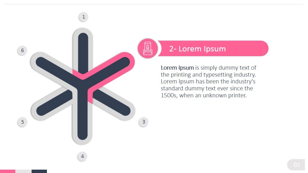 Start Shape PowerPoint Template - SlideModel