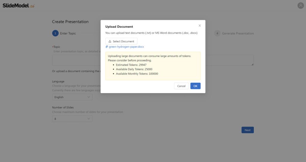 0004-convert-research-paper-to-ppt-access-slidemodel-ai-upload-document ...