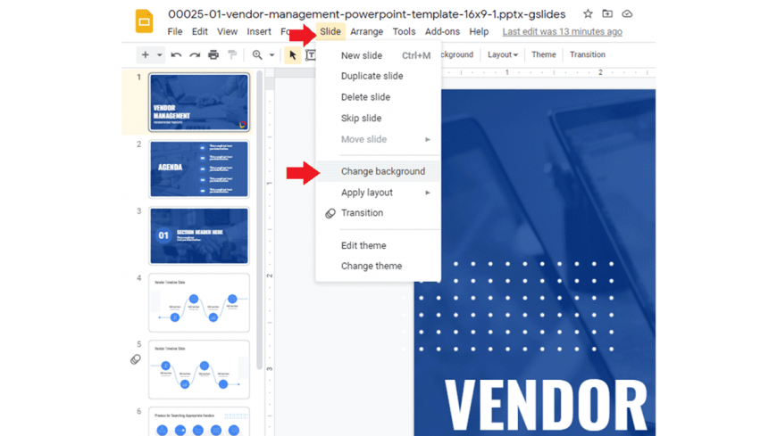 0005 how to lock image google slides slide menu 1200px SlideModel