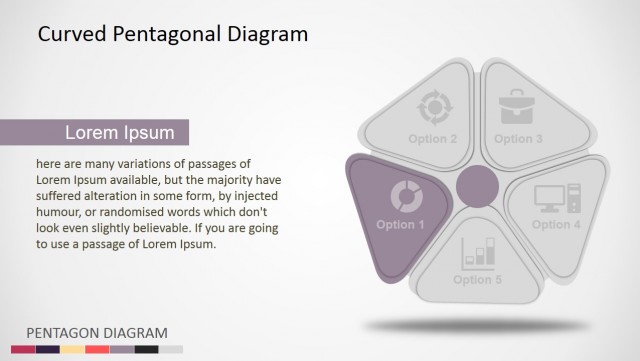 Five Steps Pentagon PowerPoint Diagram - SlideModel