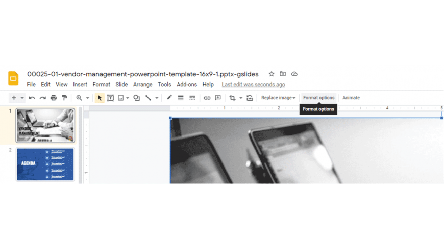 0007 how to lock images google slide format options 1200px SlideModel