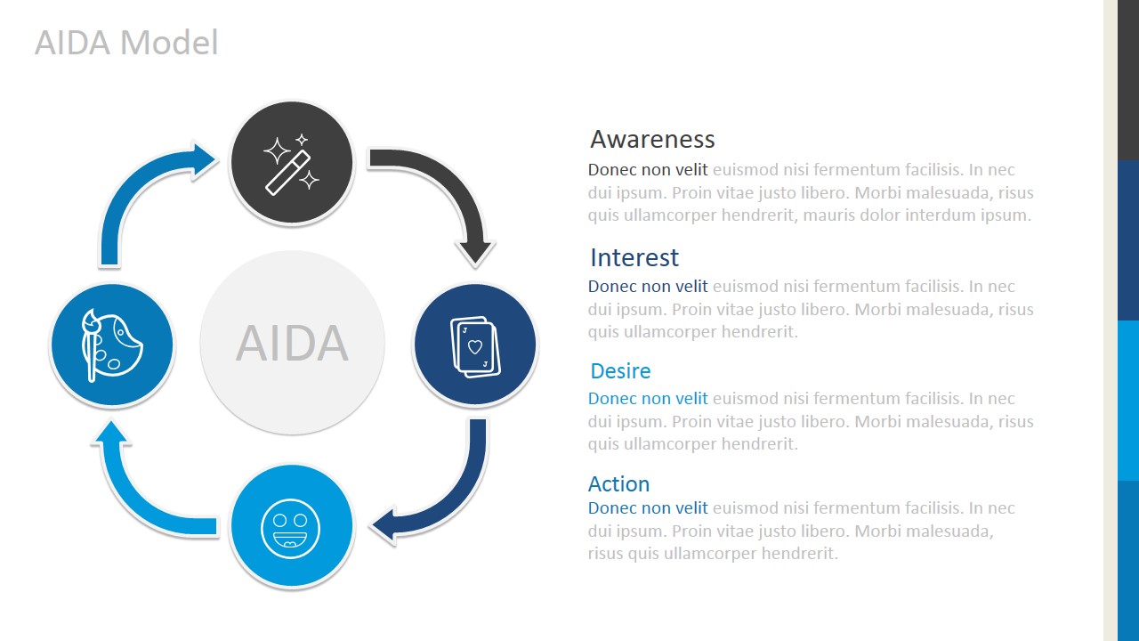 AIDA PowerPoint Template & Presentation Slides