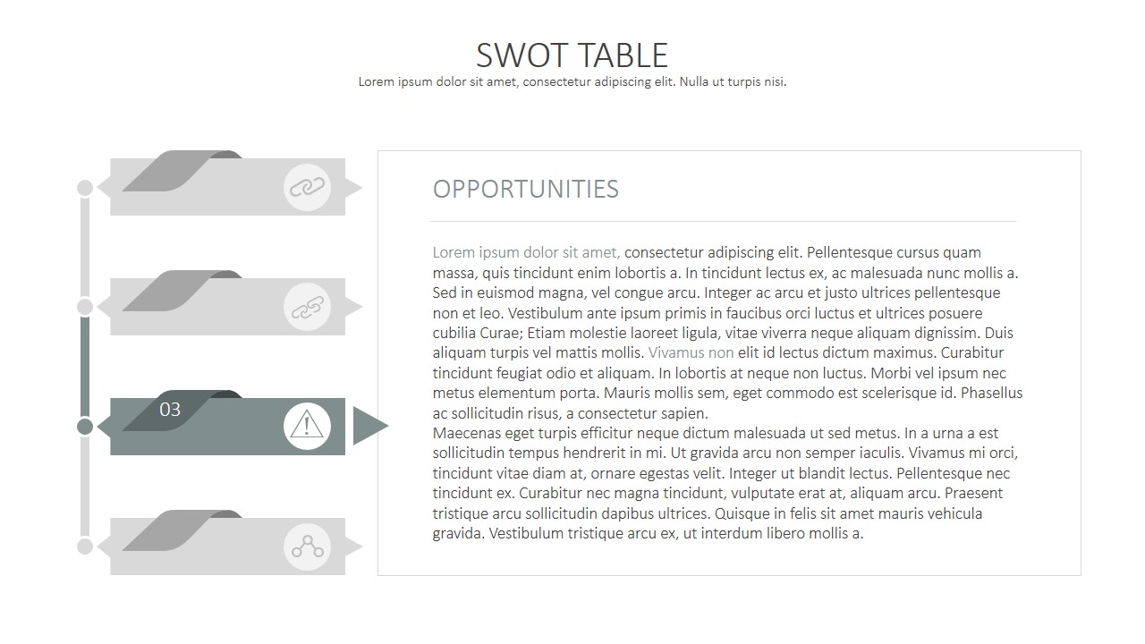 SWOT Analysis Template Deck - SlideModel