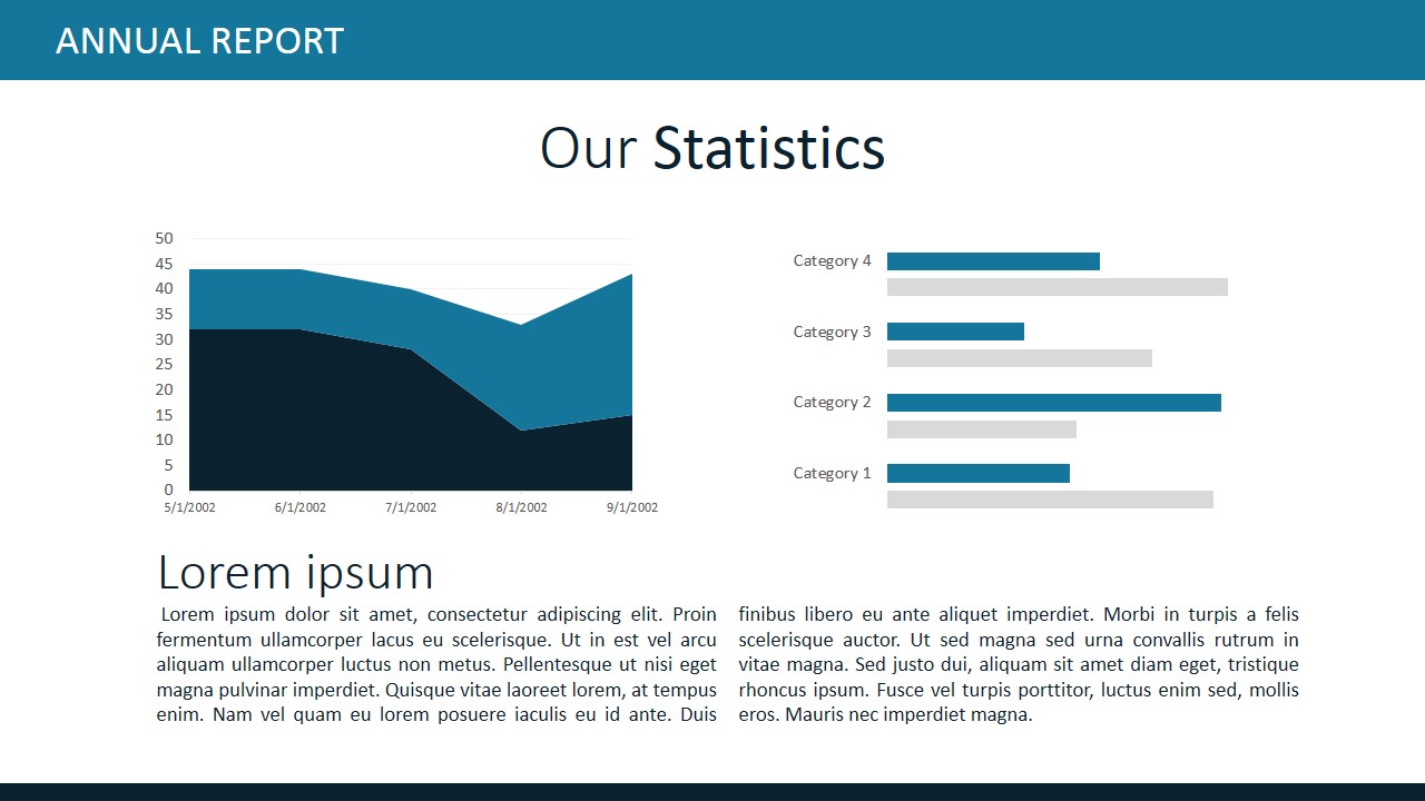 Annual Report Template for PowerPoint & Presentation Slides