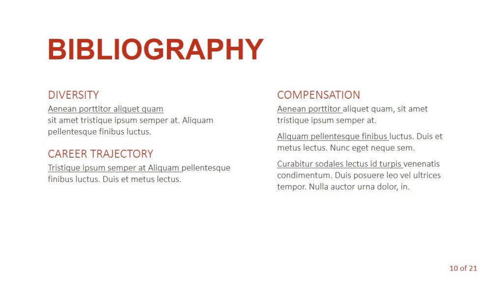 Bibliography Slide Design for PowerPoint - SlideModel