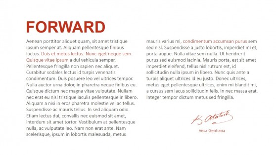 Forward Flat Design Slide Template - SlideModel