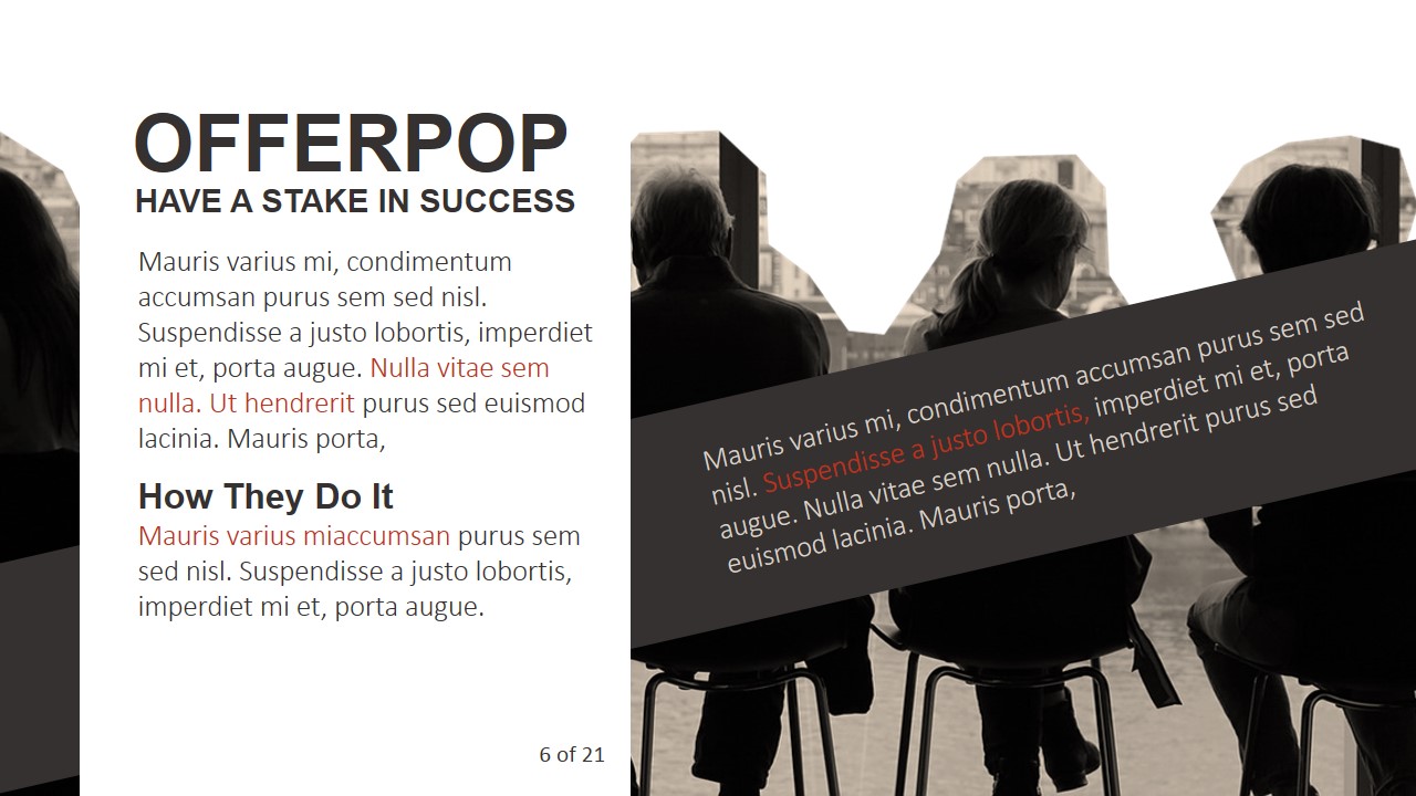 Modern Cropped Images Design PowerPoint Templates - SlideModel