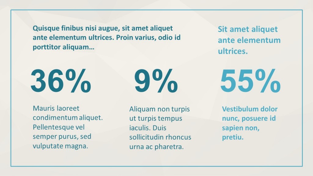 Editable Percent Text Field PowerPoint Templates - SlideModel