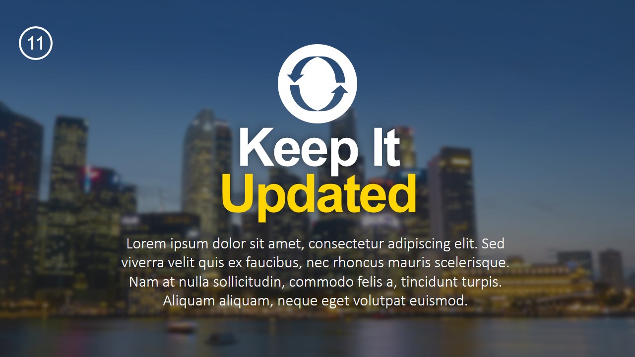 12 Tips List PowerPoint Template & Presentation Slides