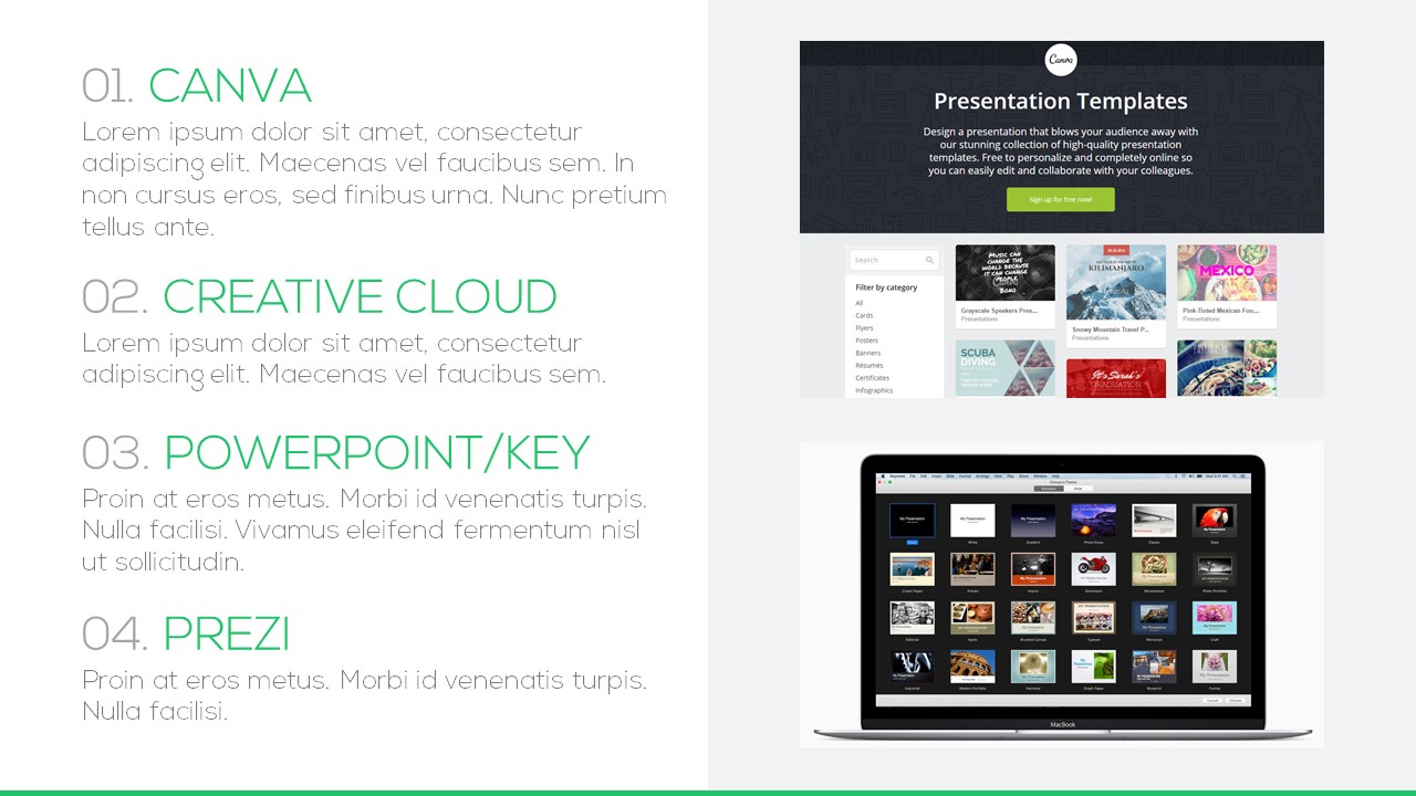 List of Tools PowerPoint Templates