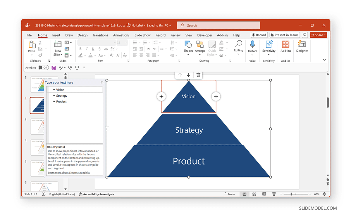 How to Make a Pyramid Chart in PowerPoint - SlideModel