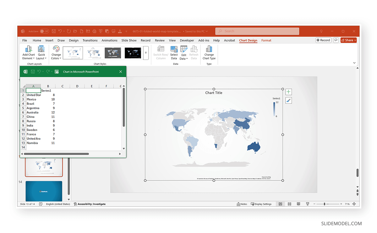 How To Insert A Map In Powerpoint