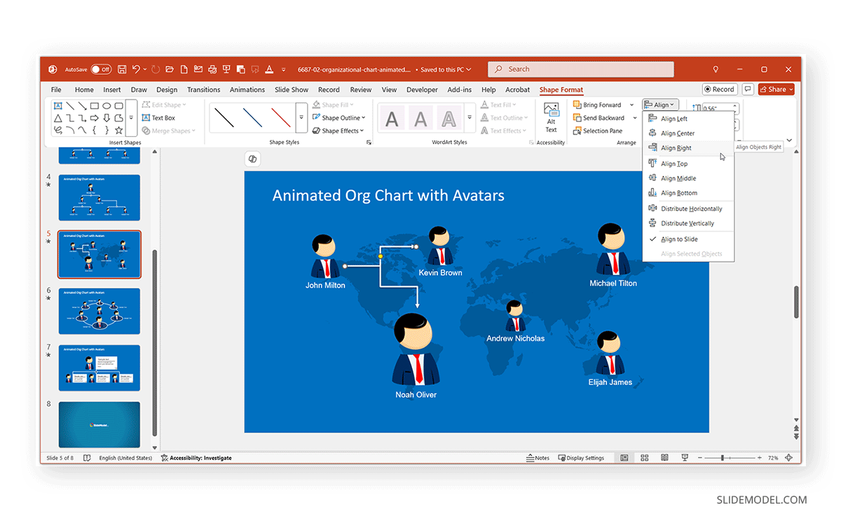 How to Connect Lines in PowerPoint
