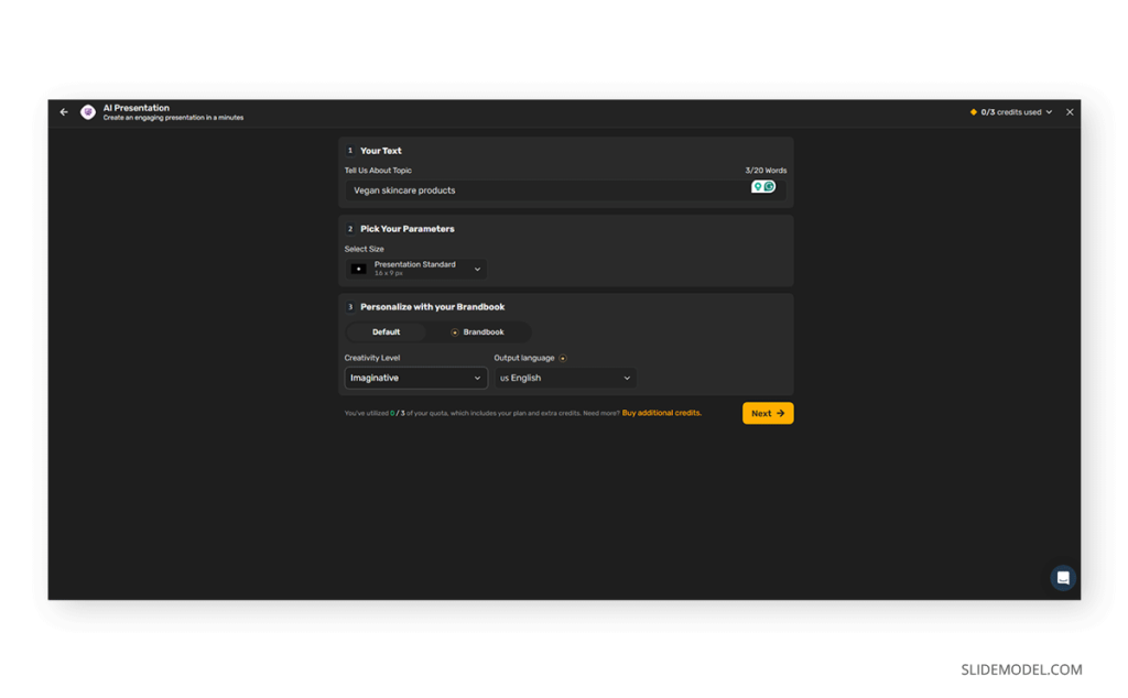 02-prompt-screen-simplified-slidemodel-ai-alternative - SlideModel