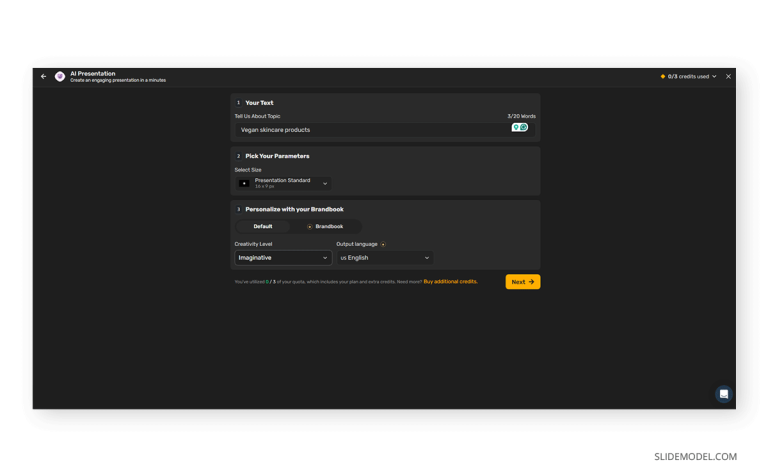 02-prompt-screen-simplified-slidemodel-ai-alternative - SlideModel