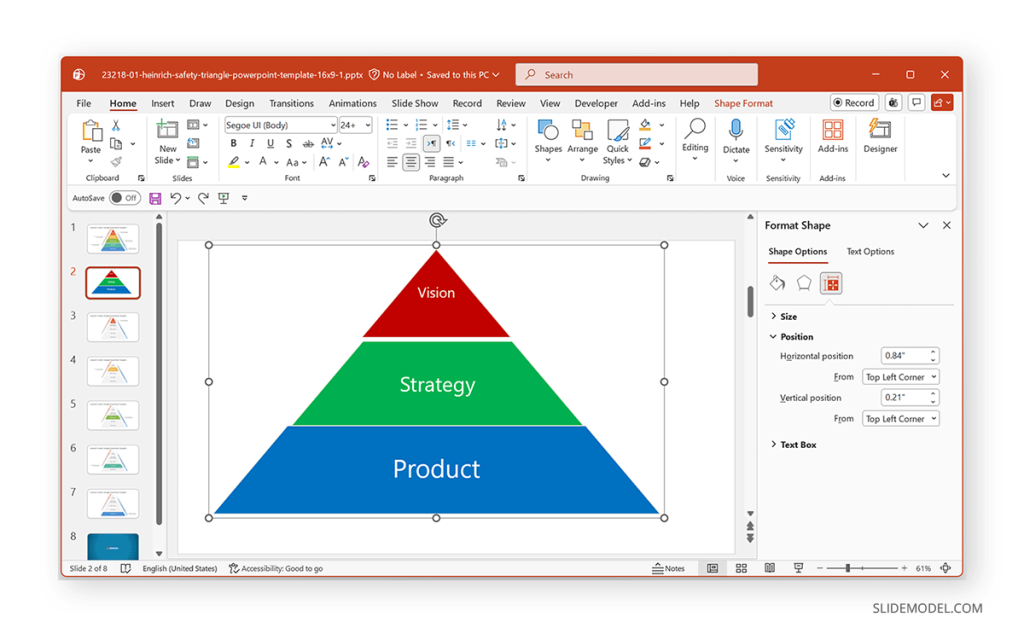 How to Make a Pyramid Chart in PowerPoint - SlideModel