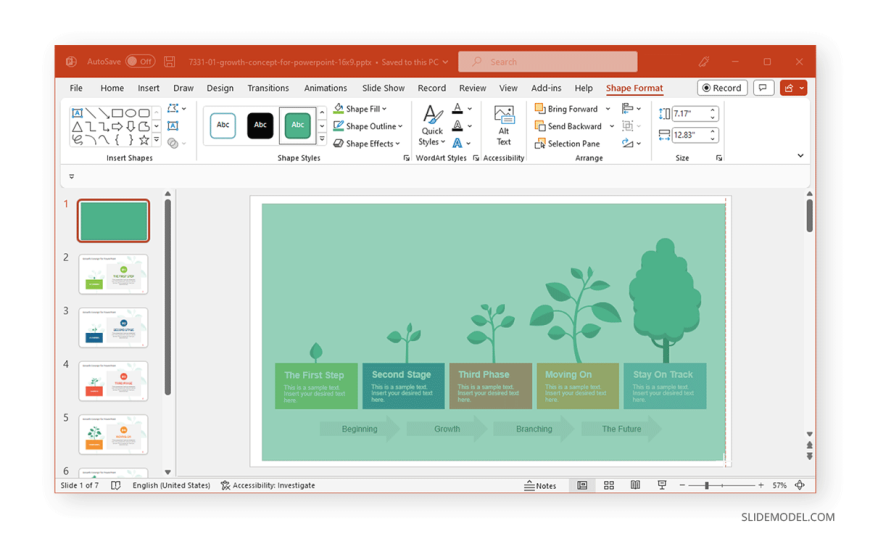 02 draw shape in powerpoint SlideModel