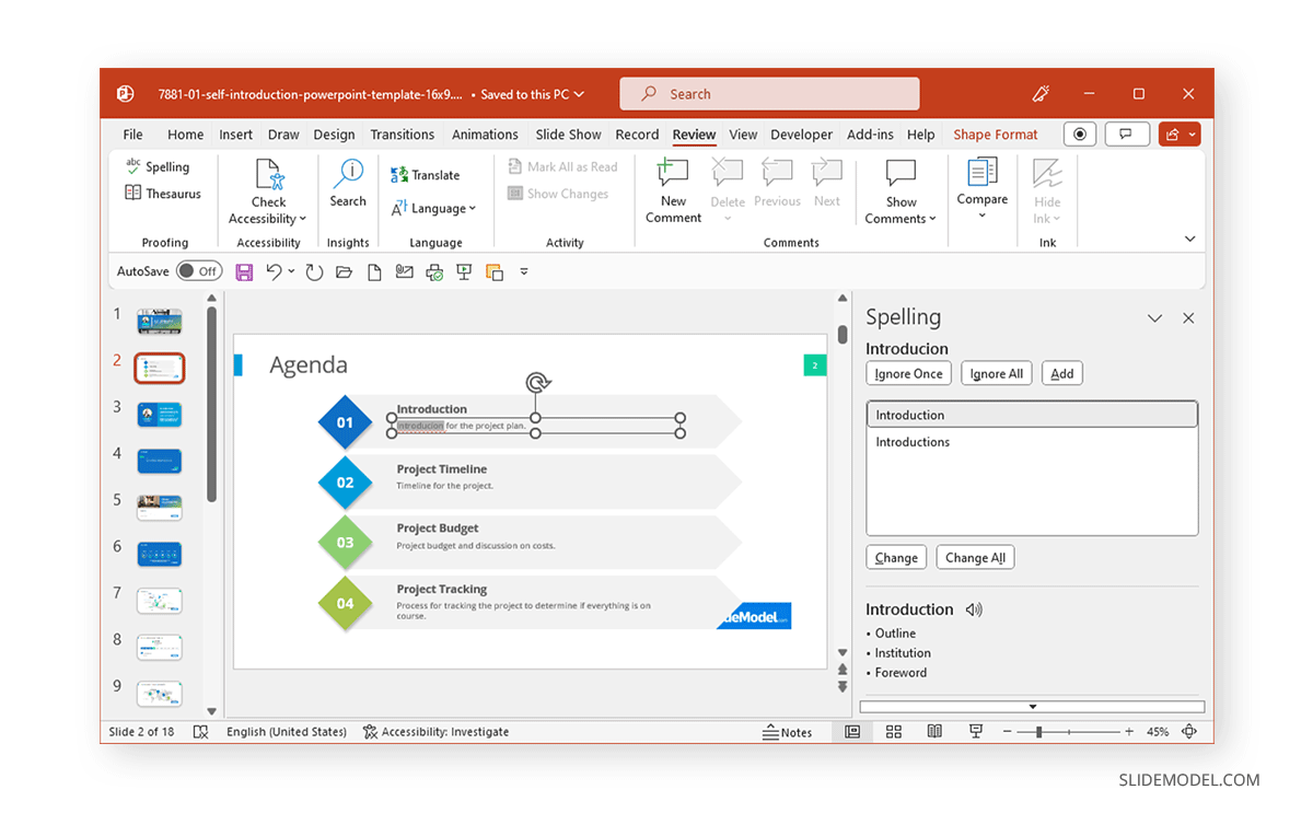 How To Check Spelling In PowerPoint