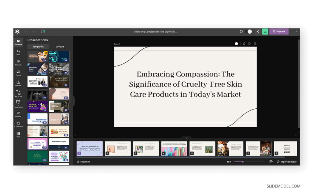 03-slidesgo-presentation-editor-comparison-with-slidemodel-ai - SlideModel