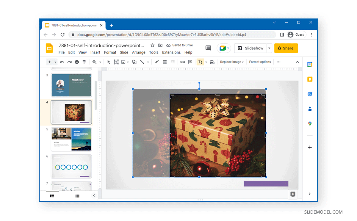 How To Crop A Picture In Google Slides Simple Crop And Using Shape Masks