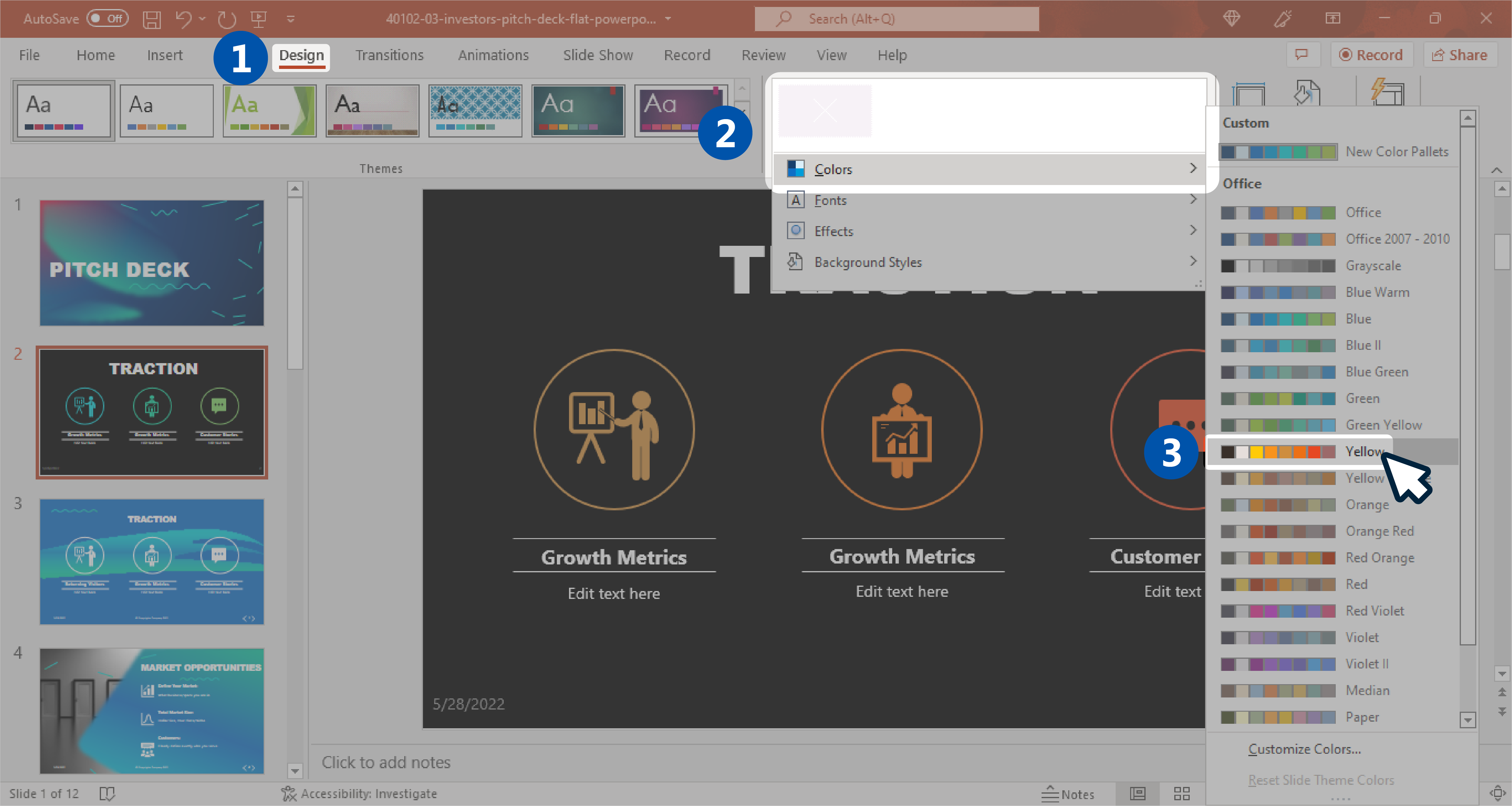 How To Use Theme Colors In PowerPoint With A Custom Palette