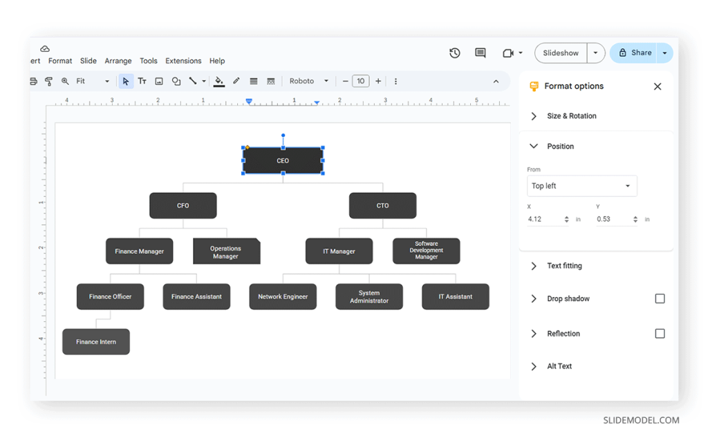 08-format-options-for-org-chart-in-google-slides - SlideModel
