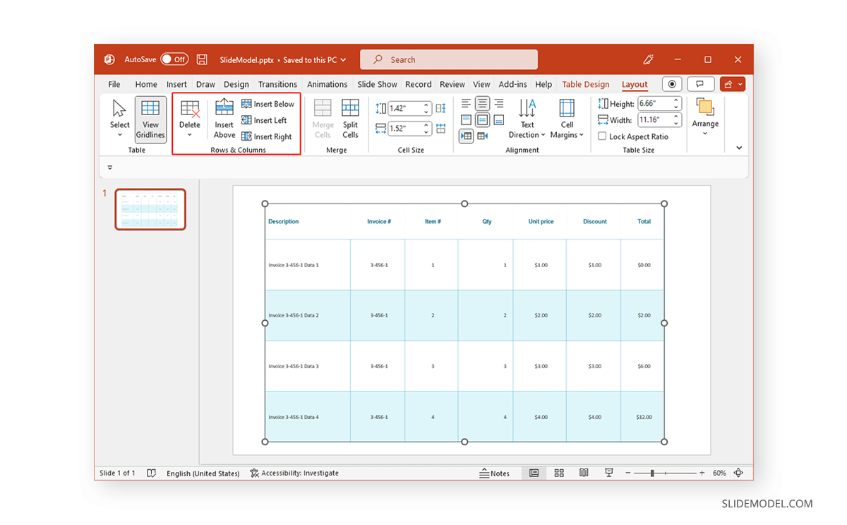 How To Set Row Height In Ppt Table Infoupdate