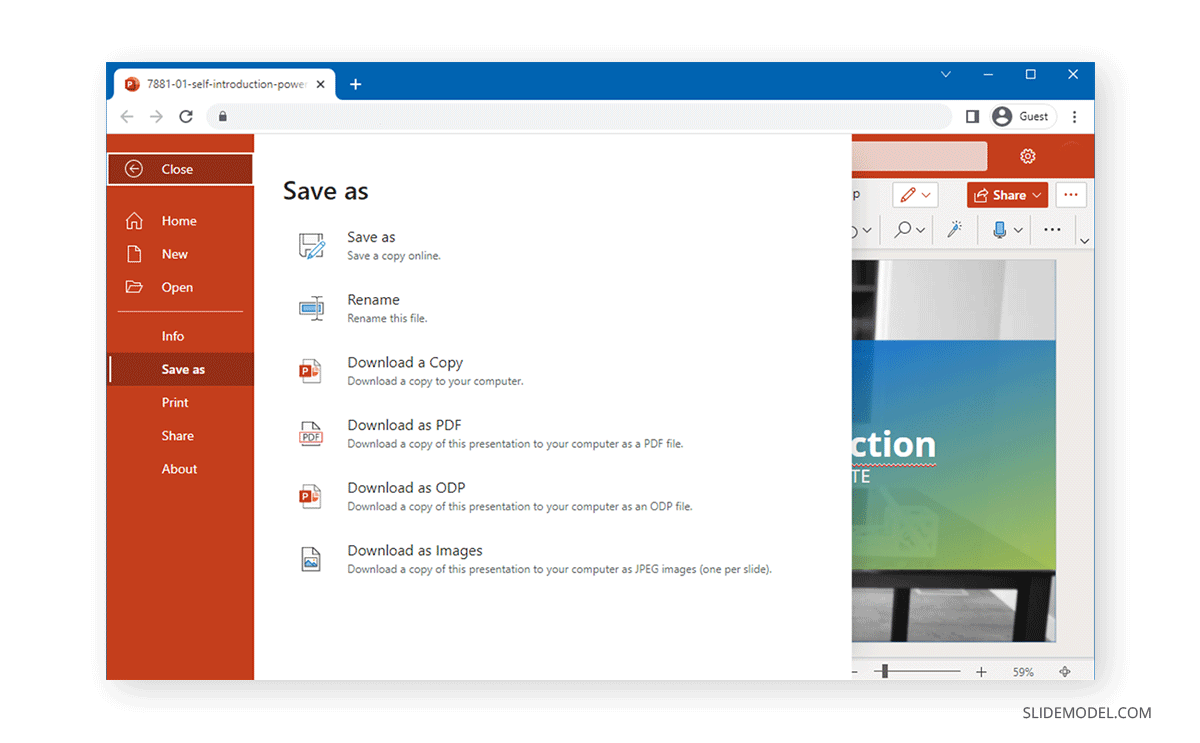 How To Save A PowerPoint Presentation As A PDF File