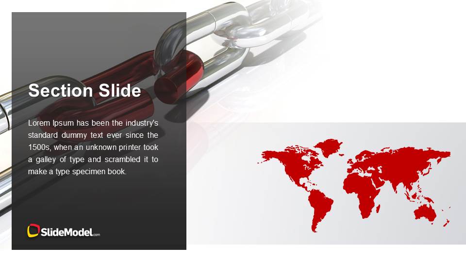 Chain Business PowerPoint Template - SlideModel