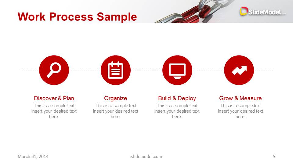 Chain Business PowerPoint Template - SlideModel