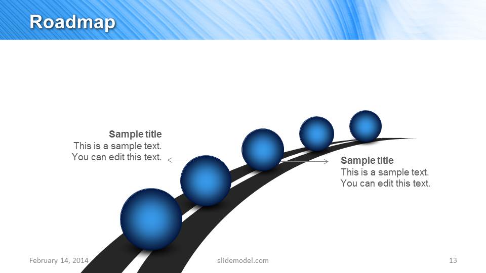 Blue Marketing Plan Template for PowerPoint