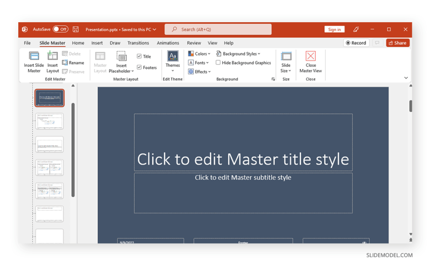 11 edit master slide background graphics in powerpoint SlideModel