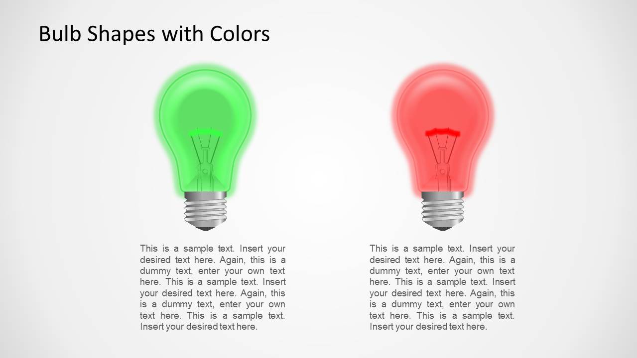 Light Bulb Shape for PowerPoint - SlideModel