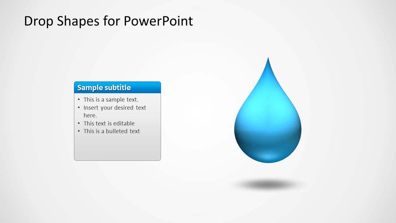 Drop Shapes for PowerPoint - SlideModel