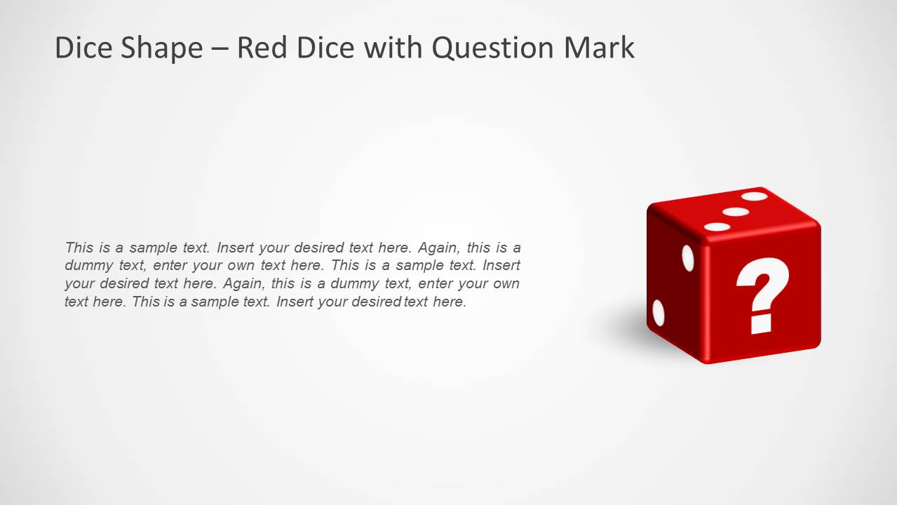3d Dice Shapes For Powerpoint Slidemodel