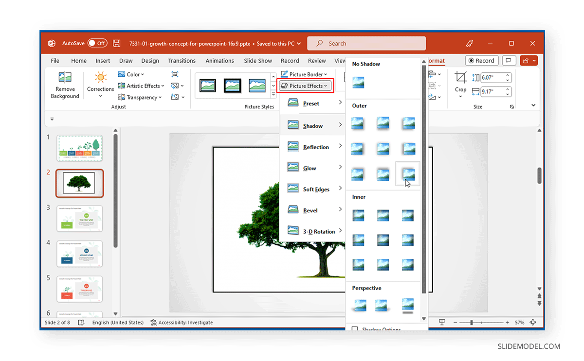 Microsoft Powerpoint Borders