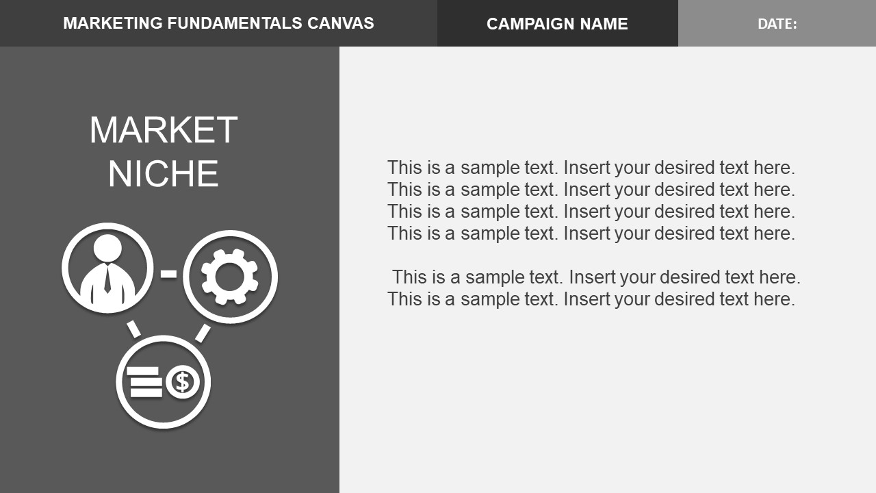 Marketing Fundamentals Canvas PowerPoint Template - SlideModel