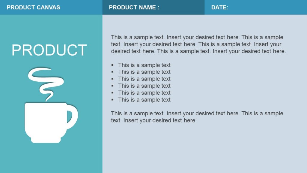 PPT Slide of Canvas Products - SlideModel