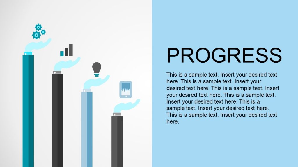 Progress Measure PowerPoint Bar Chart - SlideModel