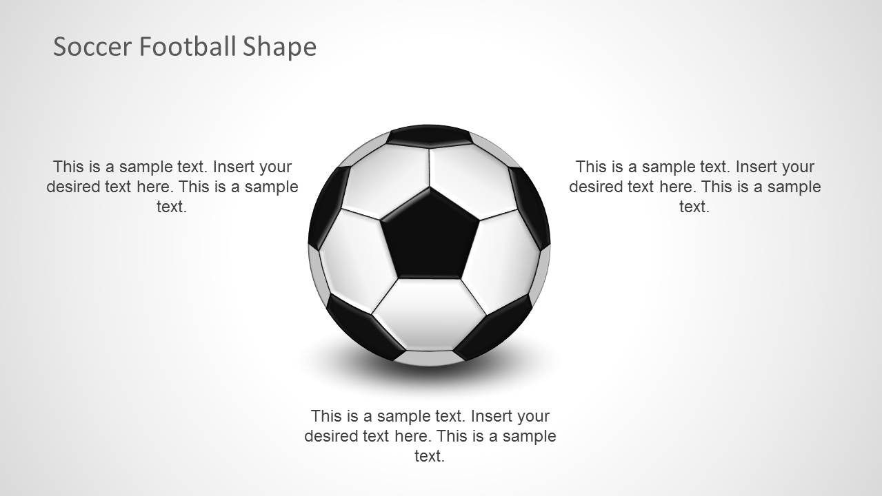 Soccer Football Shape for PowerPoint - SlideModel