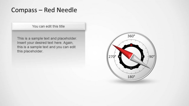Compass Vector Template for PowerPoint - SlideModel