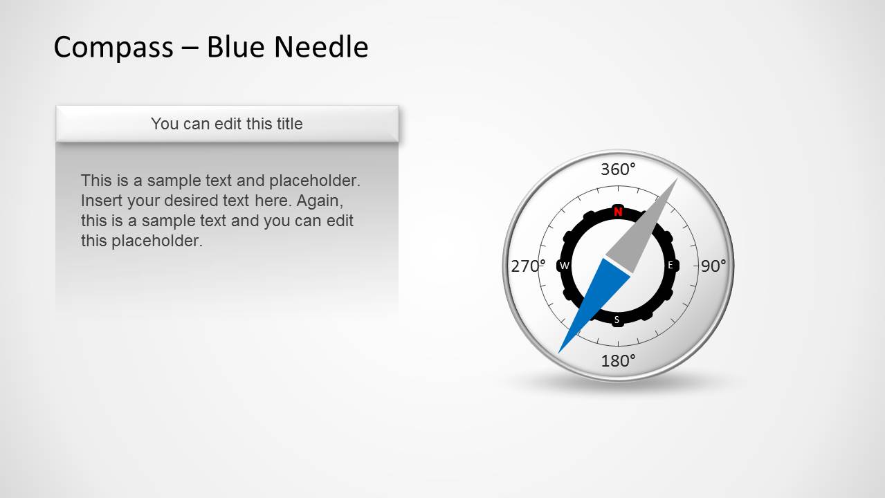 Compass PowerPoint Shapes - SlideModel