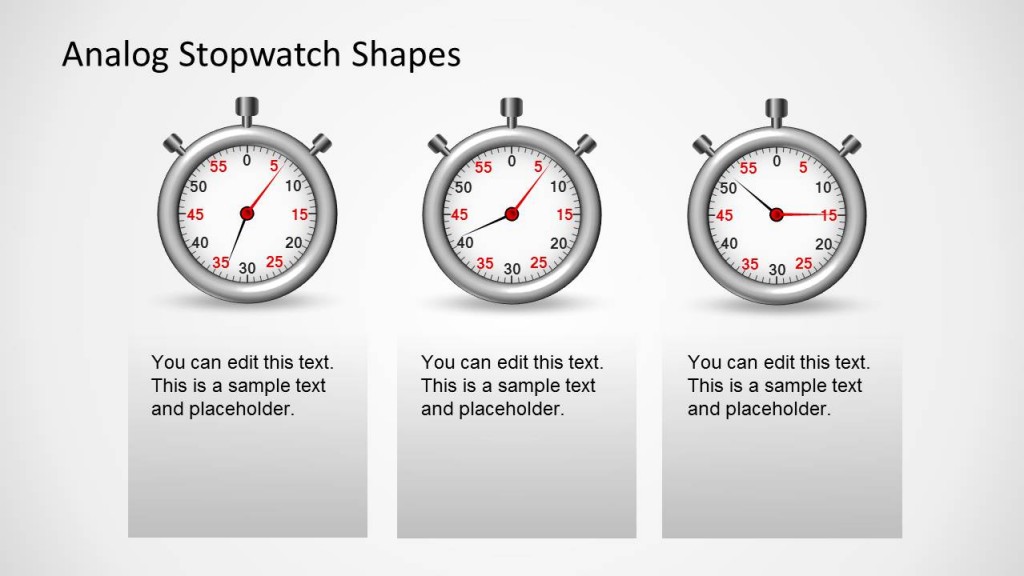 3 Stopwatch Clipart Slides for PowerPoint - SlideModel