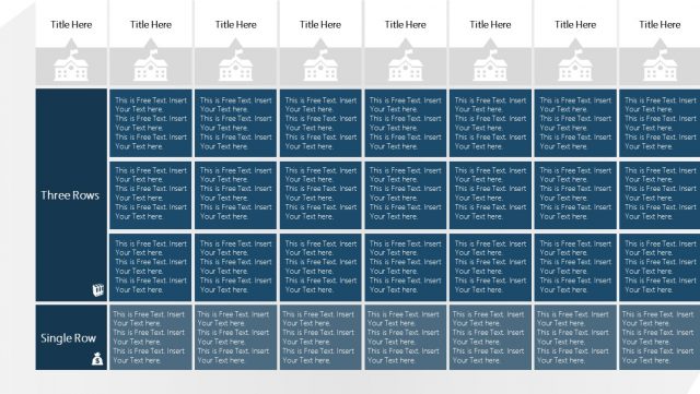 PowerPoint Tabular Matrix Design - SlideModel