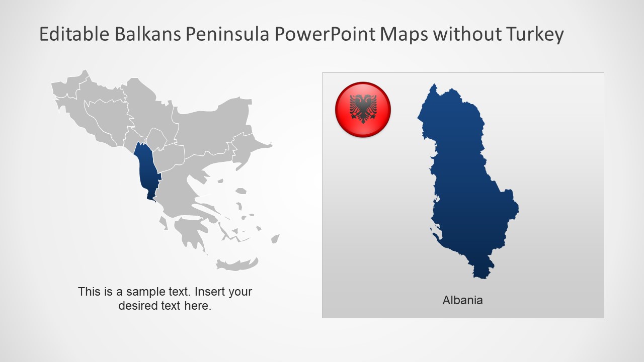 Balkans Peninsula PowerPoint Maps - SlideModel