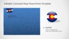PowerPoint Editable Colorado Map - SlideModel