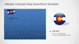 PowerPoint Editable Colorado Map - SlideModel